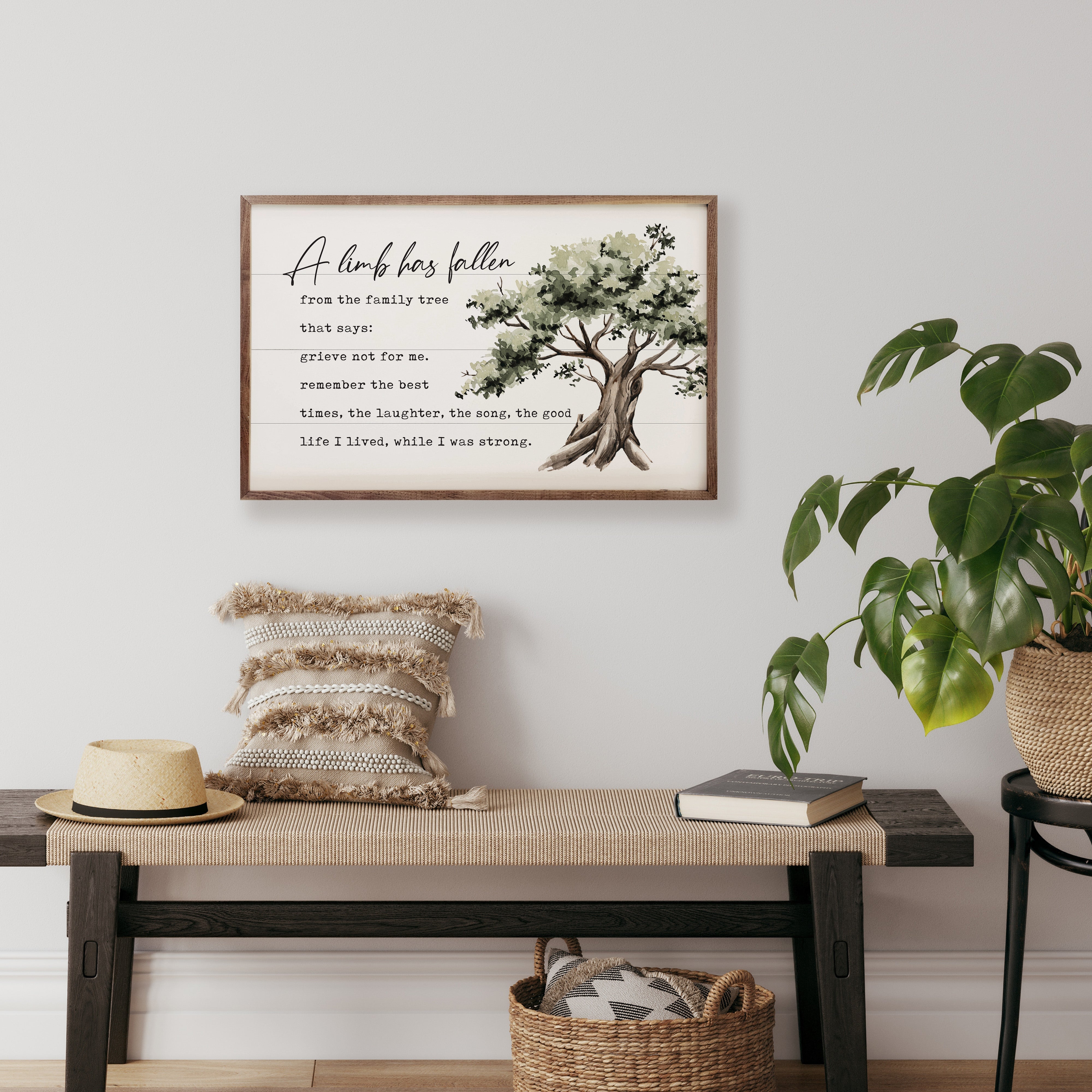 A Limb Has Fallen Tree White – Shimlee