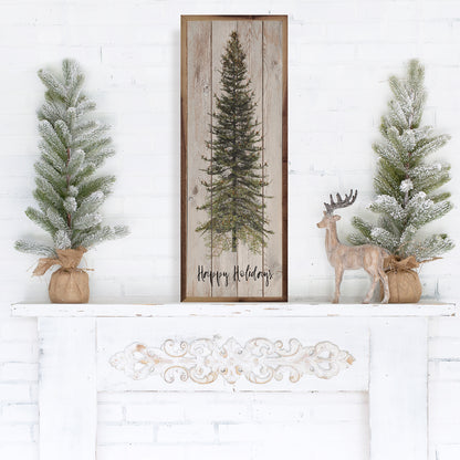 RD - Happy Holiday Skinny Tree 8"x24" – Shimlee